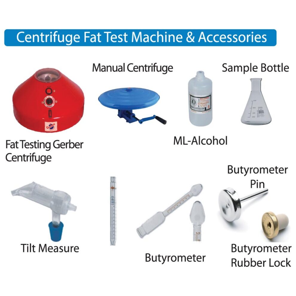 Fat Test Machines Accessories(Full-Package) – Dairyman Best Live Stock ...